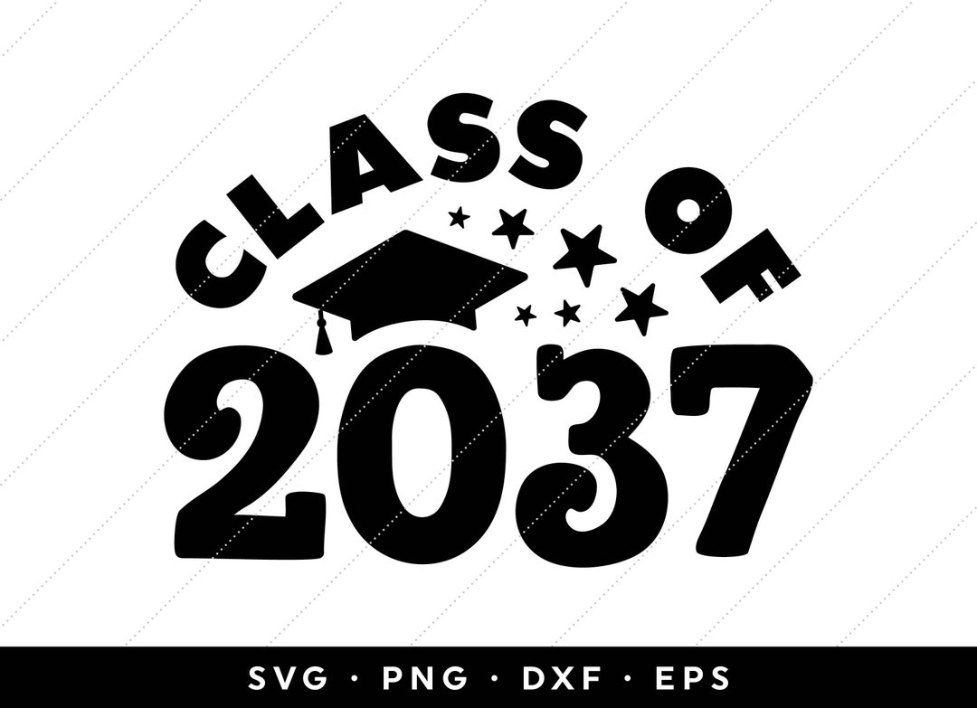 Class of 2037 SVG, Seniors 2037 SVG, Graduation 2037 SVG, 2037 ...