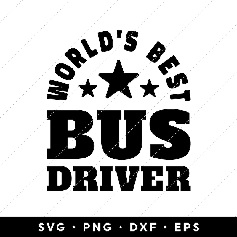 Bus Driver Svg - Etsy