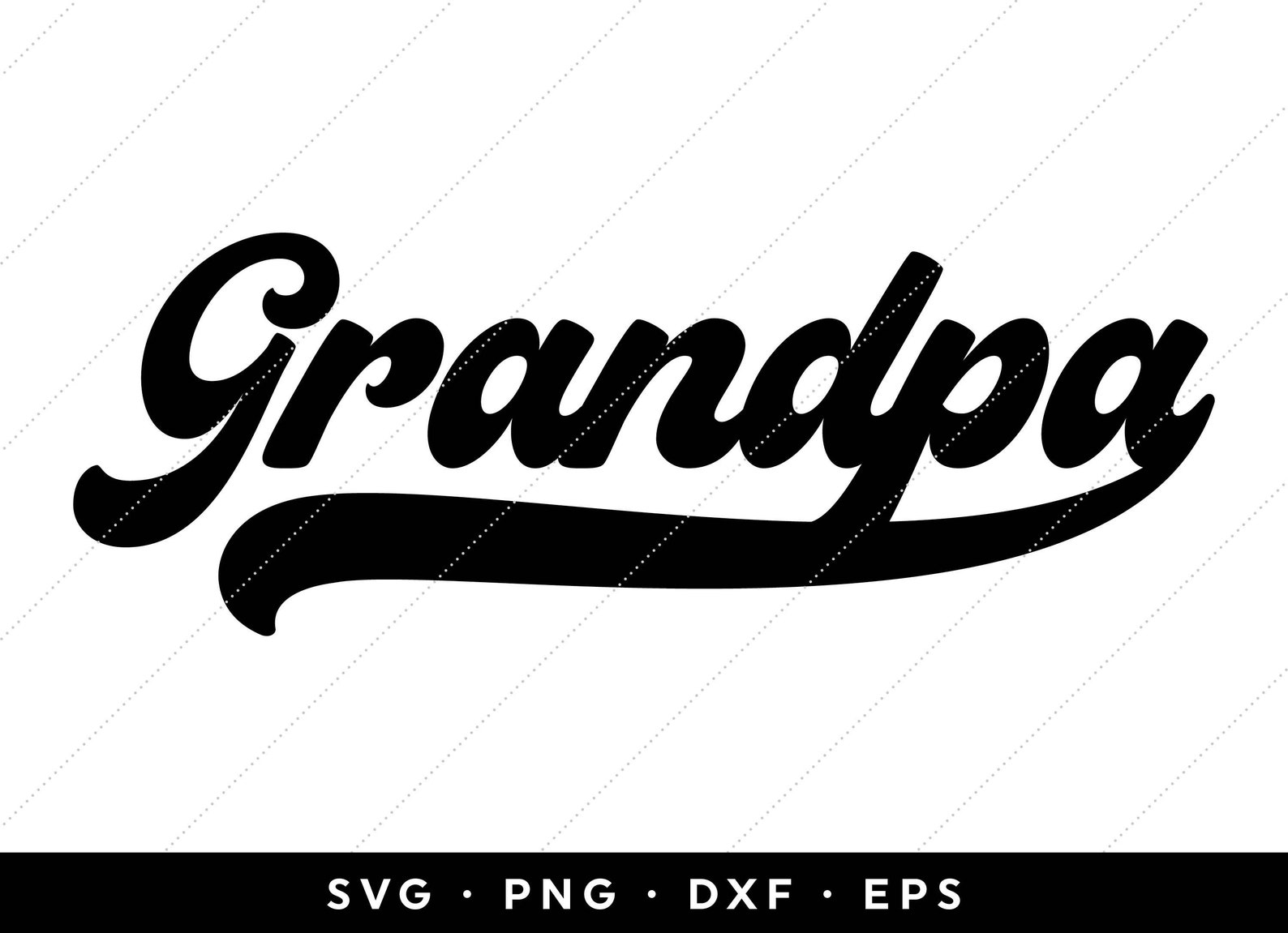 Retro Grandpa SVG Fathers Day SVG Vintage Font SVG New | Etsy
