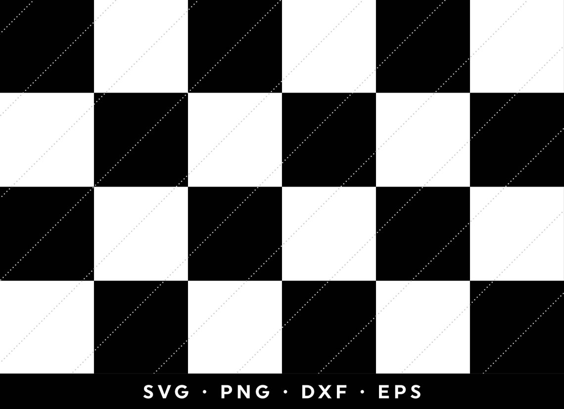 Checkerboard SVG Checkered Pattern SVG Checker SVG Cricut | Etsy