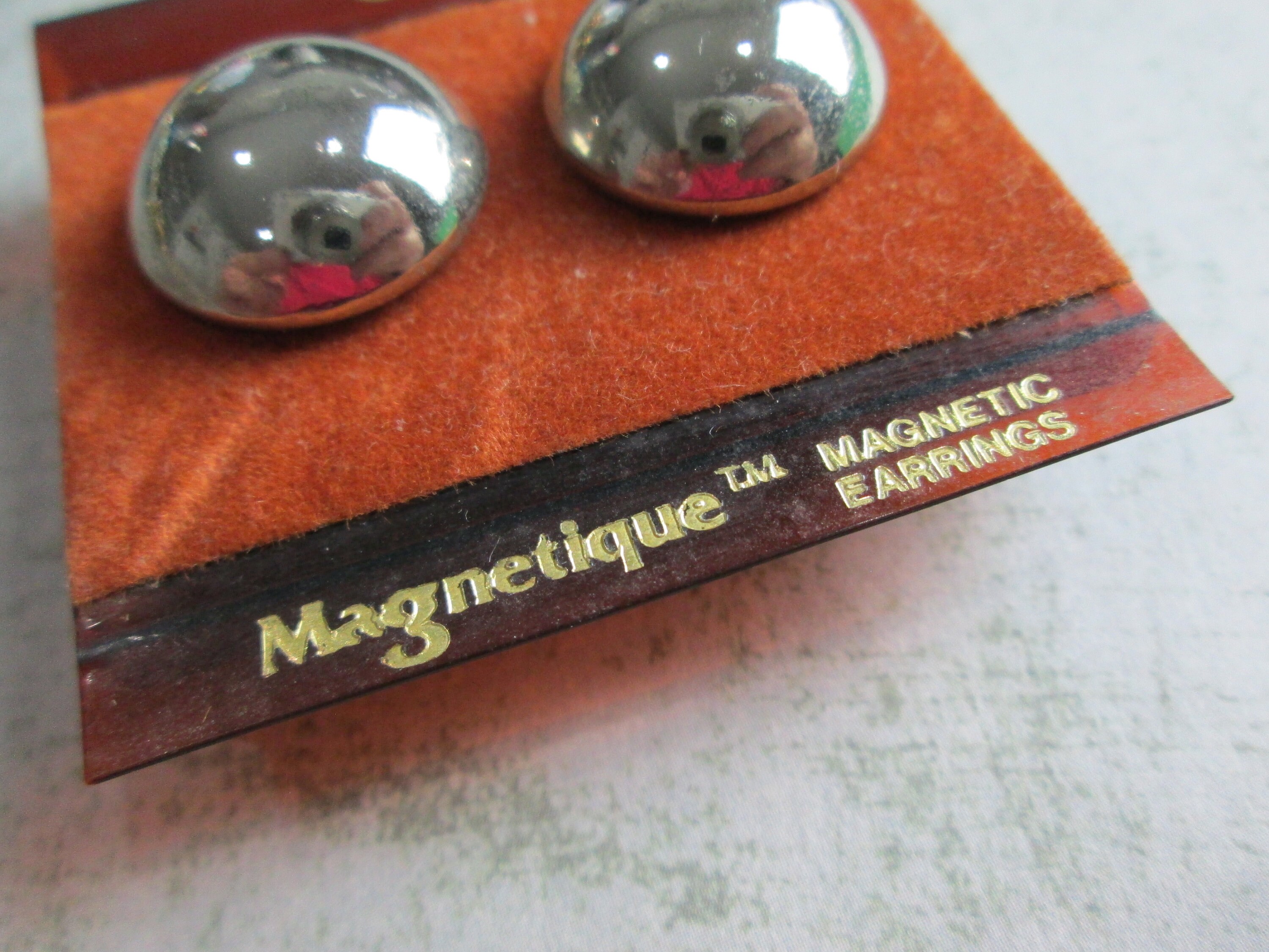 Vintage Coro Silver Ball Magnetique Magnetic Earrings - Etsy