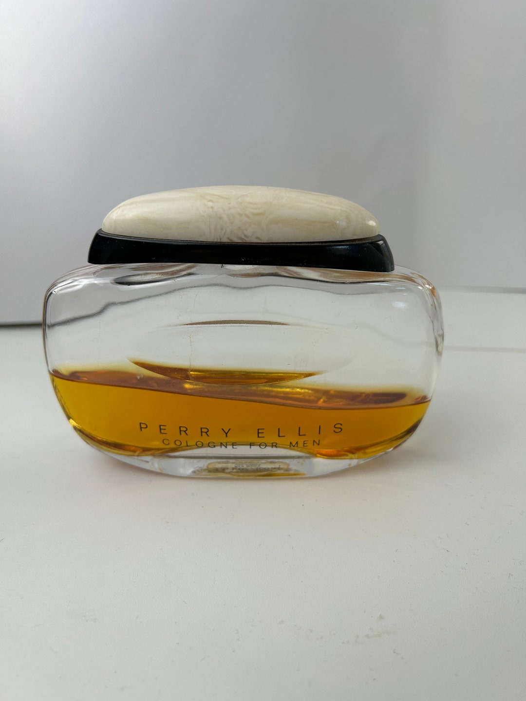 Vintage 1985 Perry Ellis Cologne for Men Partial Bottle - Etsy