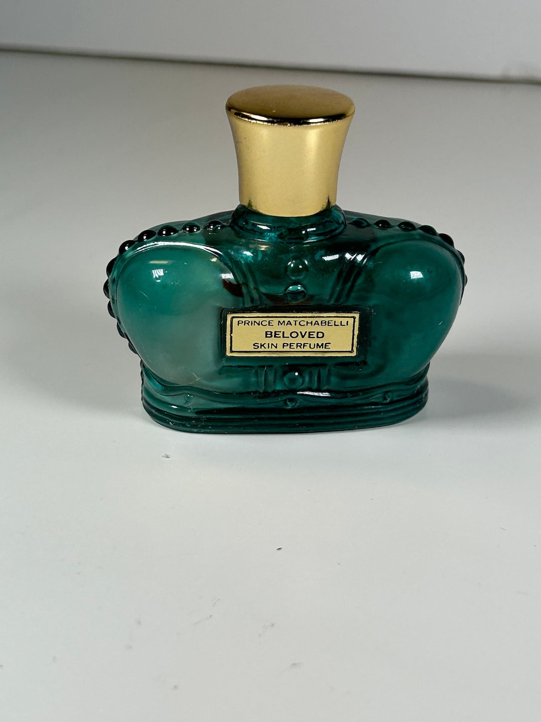 Vintage Prince Matchabelli Beloved Skin Perfume - Green Bottle 1 Fl Oz ...
