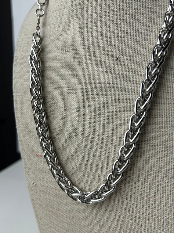 Monet Vintage Rope Chain Necklace - Gem