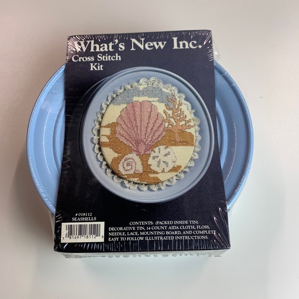 Seashell Cross Stitch - Etsy