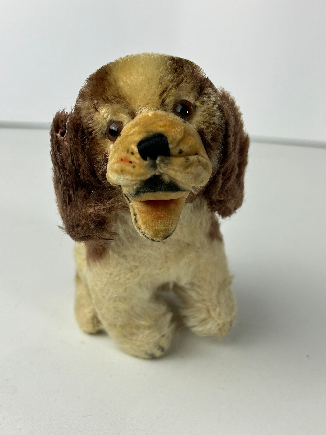 Vintage Steiff 'cockie' Brown and White Cocker Spaniel Dog 1950s - Etsy
