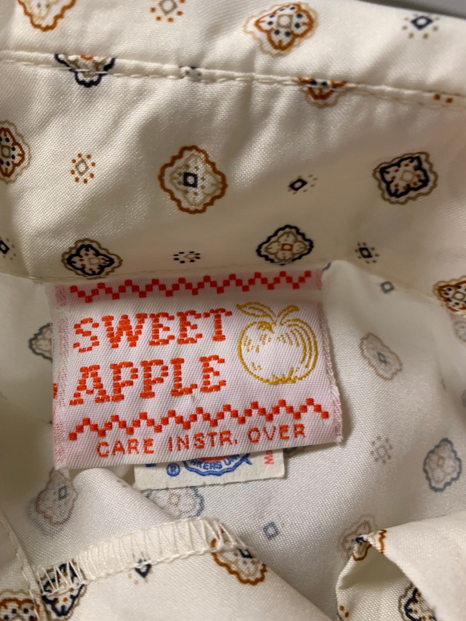 Vintage Sweet Apple Brand Blouse and Velvet Pants Set Size 3 Union Made ...