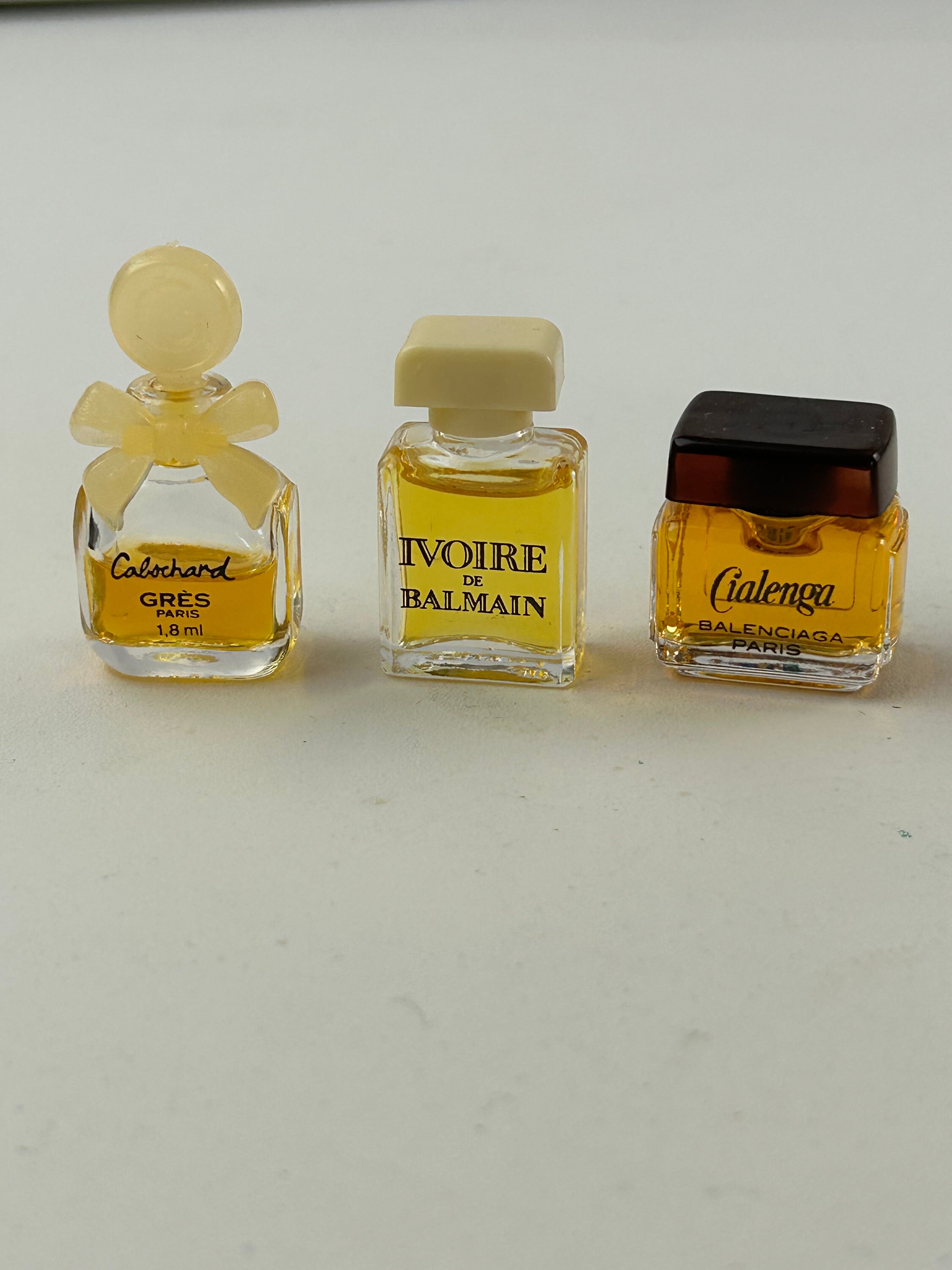 3 Vintage Mini Perfumes Balenciaga Balmain and Gres - Etsy
