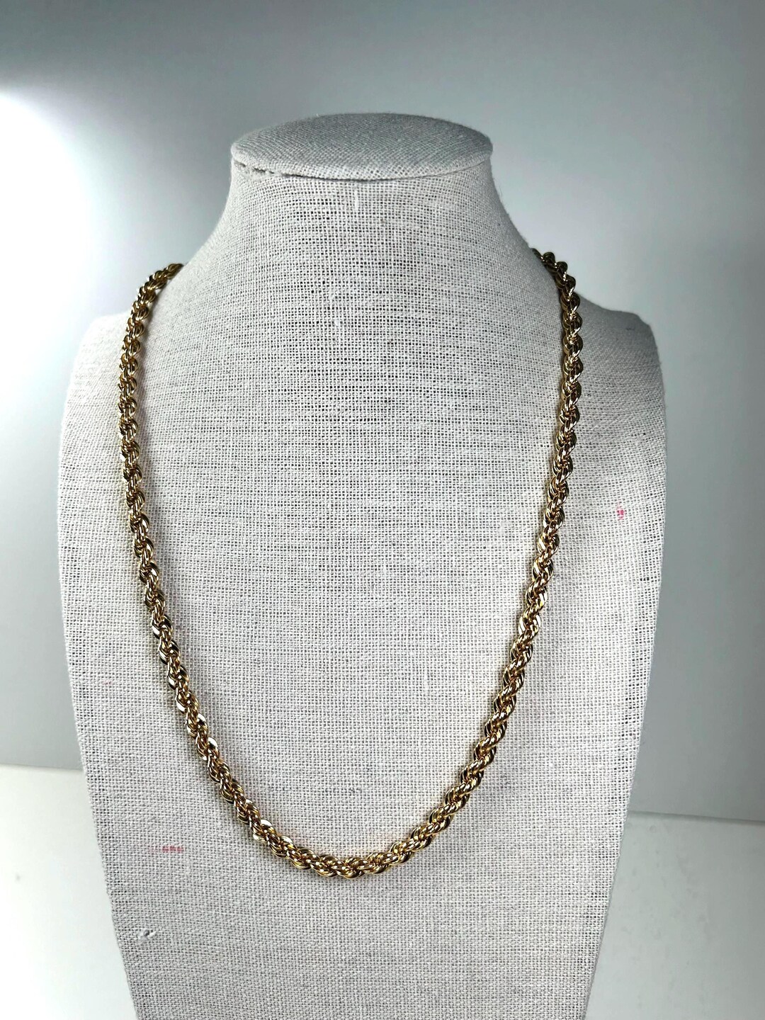 Vintage Monet Gold Chain Necklace - Etsy