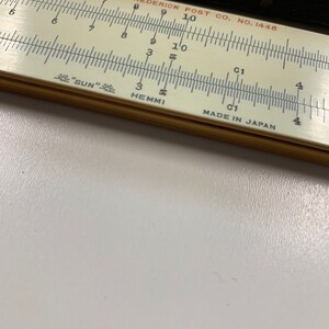 Vintage Frederick Post Co Slide Rule by Sun Hemmi in Original Box - Etsy
