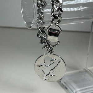 Vintage Sperry Silver Curb Chain Bracelet With Lion Charm - Etsy