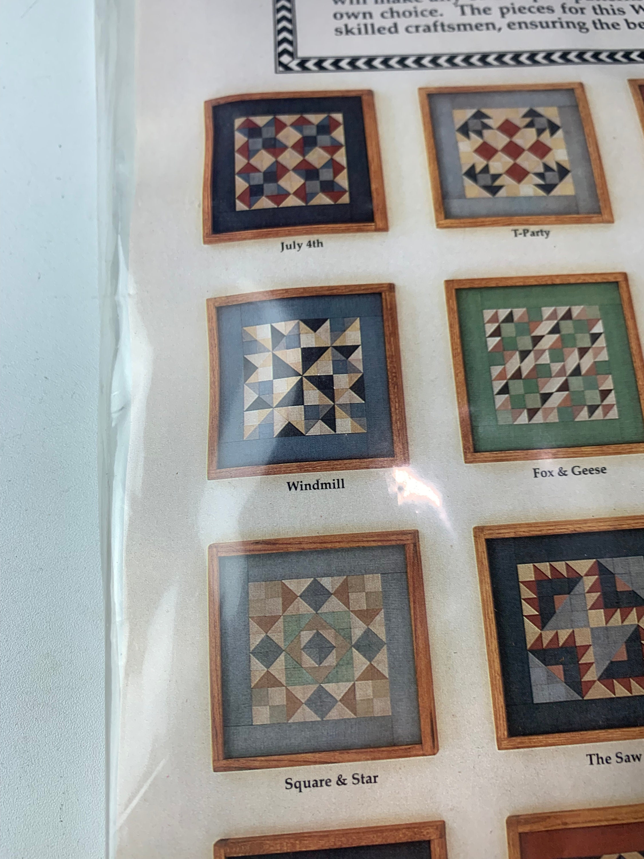 Vintage Detweiler Folk Arts Wood Quilt Kit - New - Unopened - Etsy