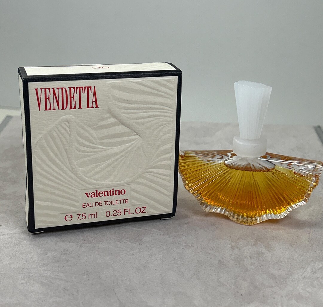 Vintage New in Box Vendetta by Valentino Perfume .25 Fl Oz - Etsy