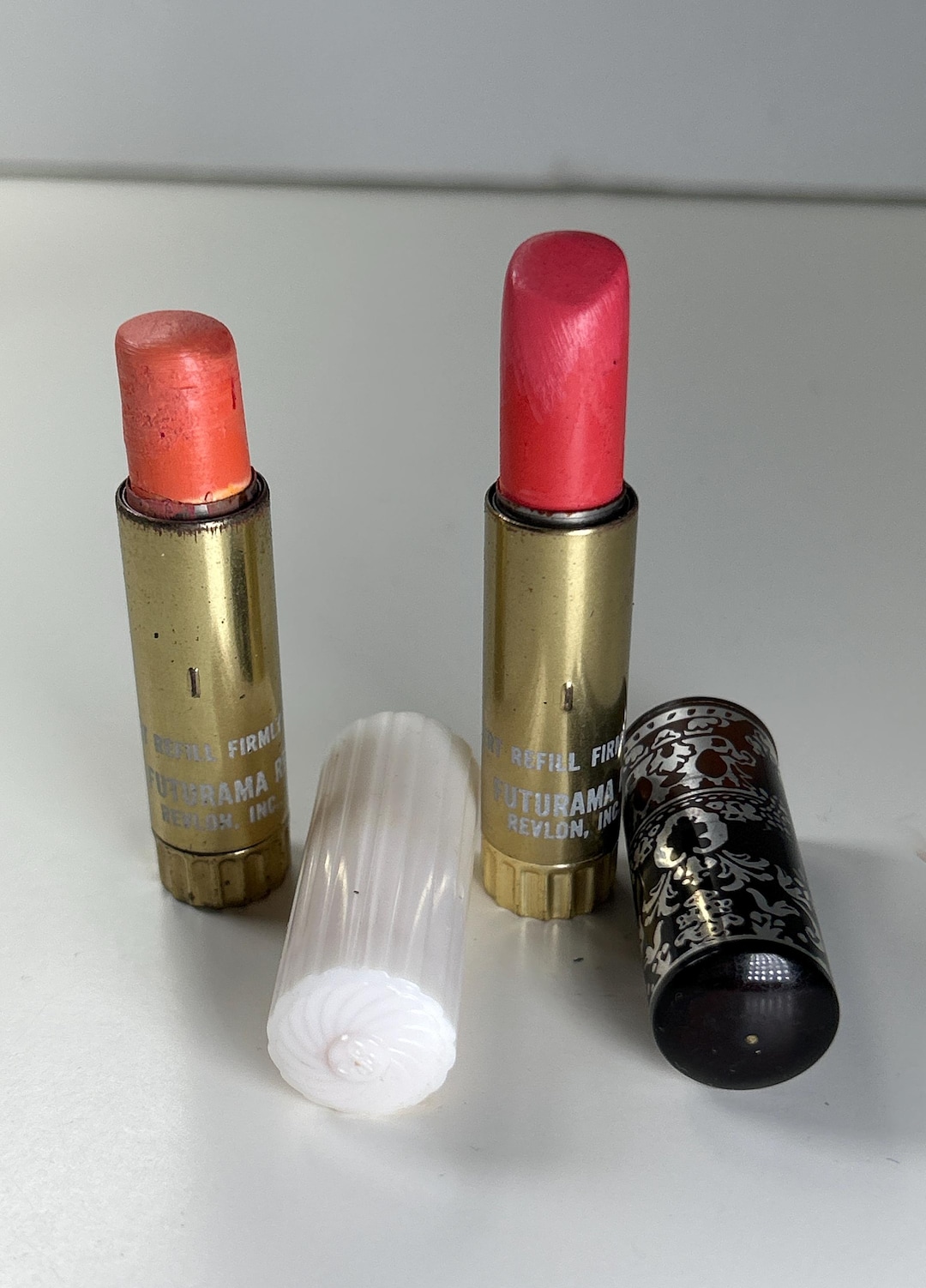 Vintage 1950s Revlon Lustrous Lipsticks - Strawberry Vanilla & Pink ...