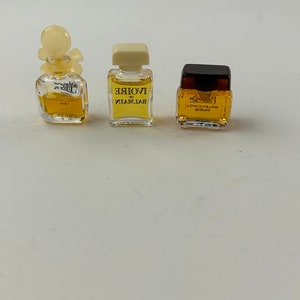 3 Vintage Mini Perfumes Balenciaga, Balmain and Gres - Etsy