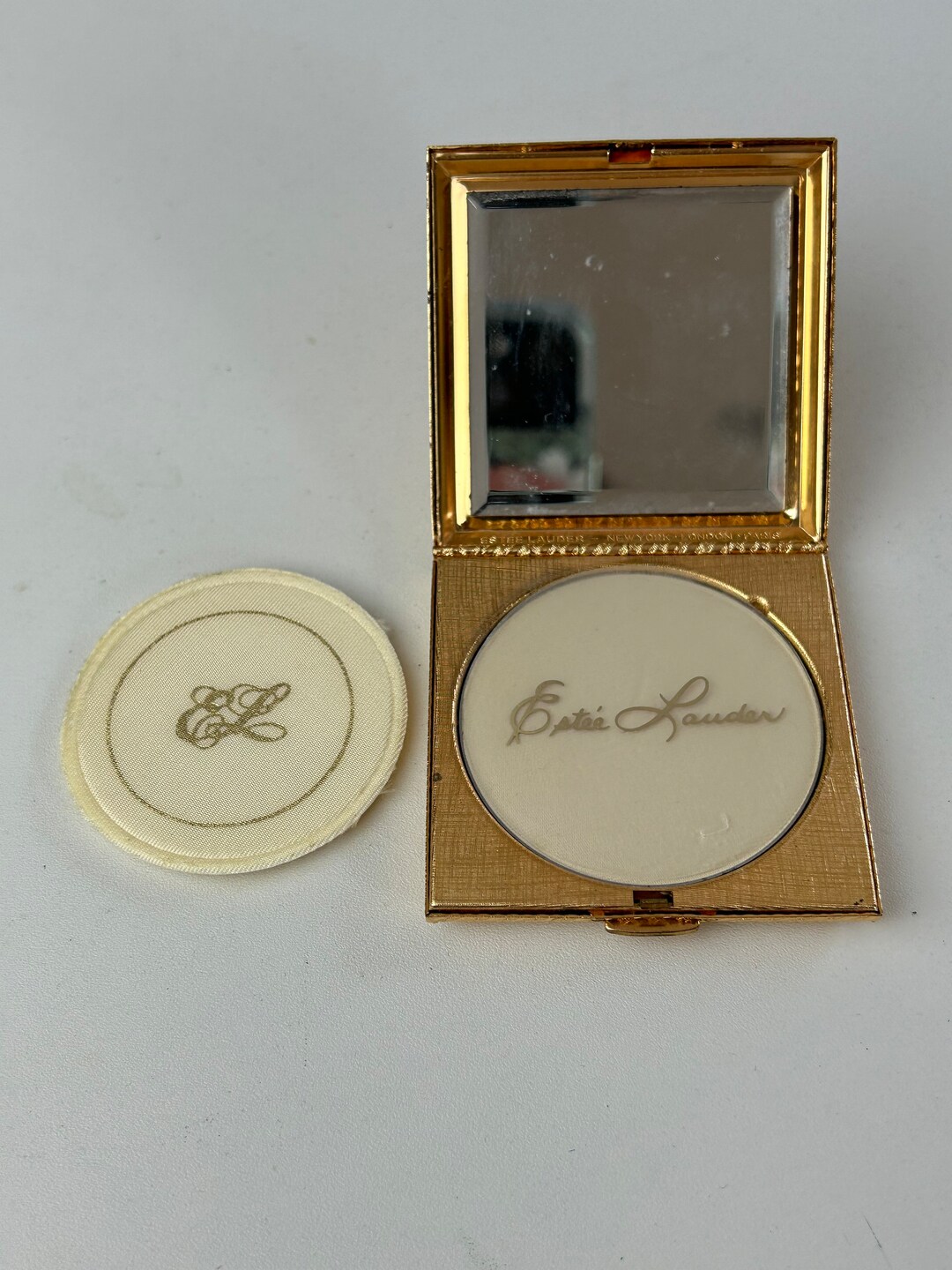 Vintage New Estee Lauder Transparent Pressed Powder Compact - Etsy