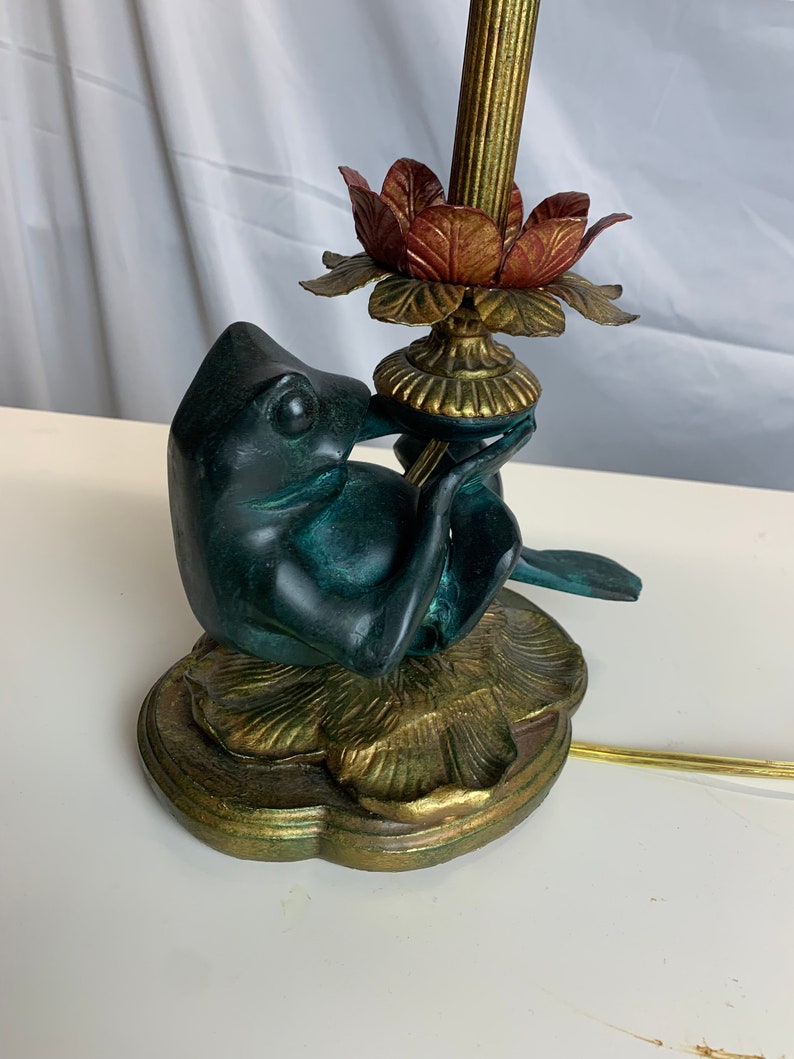 Vintage Frederick Cooper Frog Lamp - Etsy