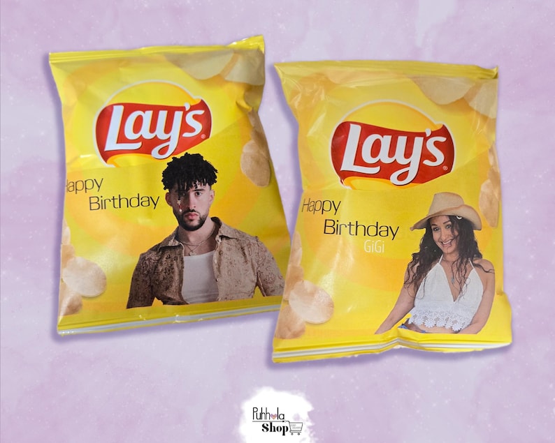 Custom Lays Chip Bags: Personalized Snack Party Favors | 10-30qty (1oz ...