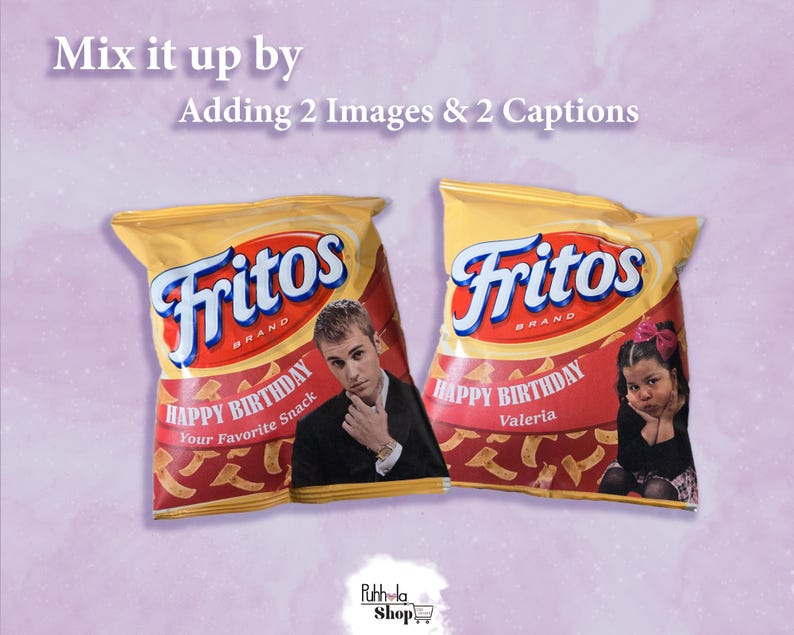 Custom Chip Bags | Fritos -original | Add Your Favorite Artist ...