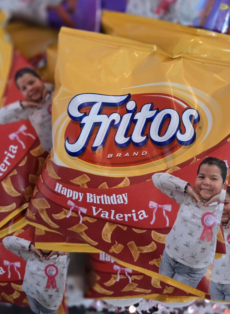 Custom Fritos Chip Bags (original): Personalized Party Favors With ...