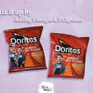 Custom Doritos (nacho) Chip Bags: Personalized Snack Party Favors | 10 ...