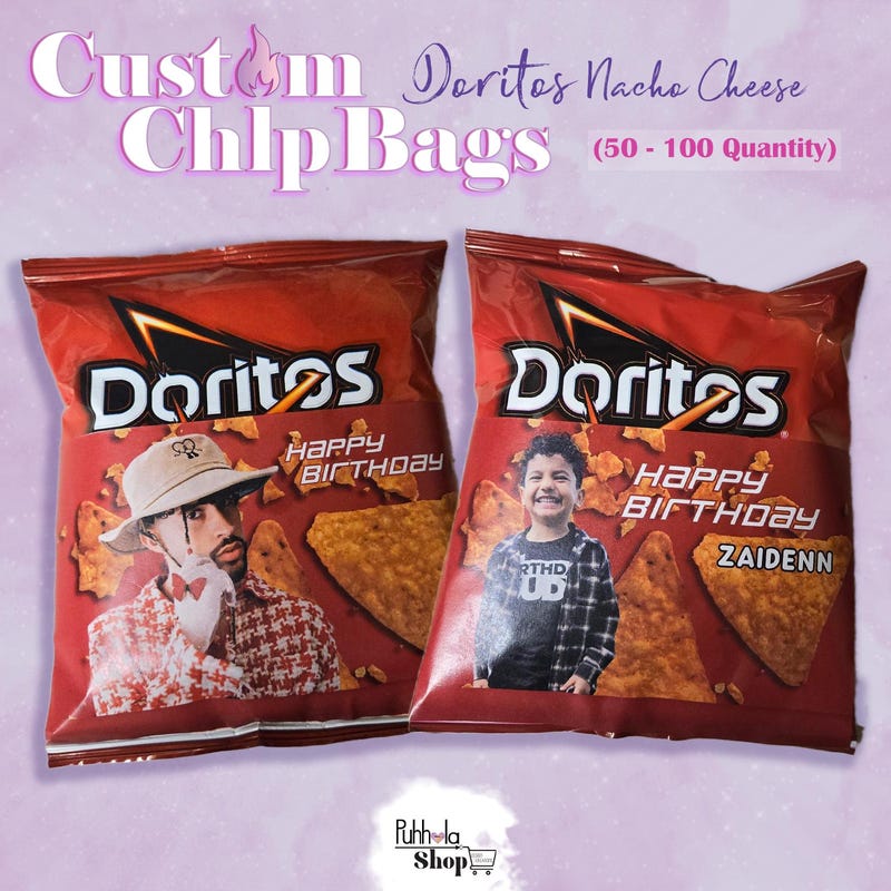 Custom Dorito Chip Bags - Etsy