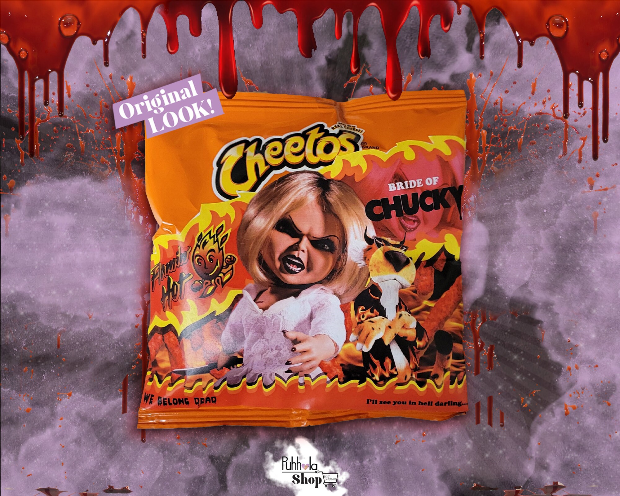 Halloween Chip Bags W/ 10 Different Iconic Thrillers / Horror ...