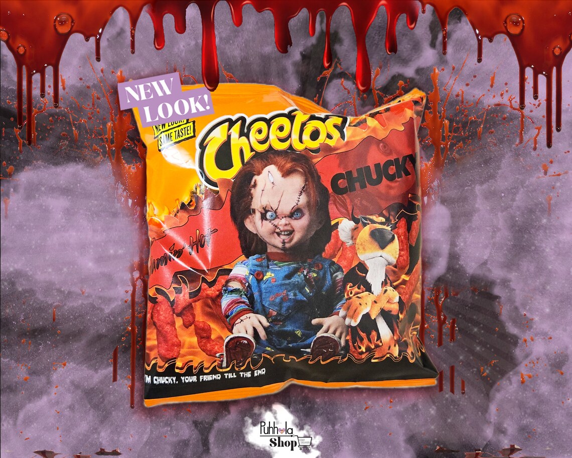 Halloween Chip Bags W/ 10 Different Iconic Thrillers / Horror ...