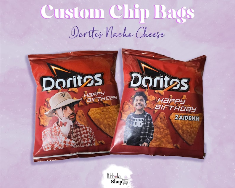 Custom Doritos Chip Bags: Personalized Party Favors With Photo - Nacho ...