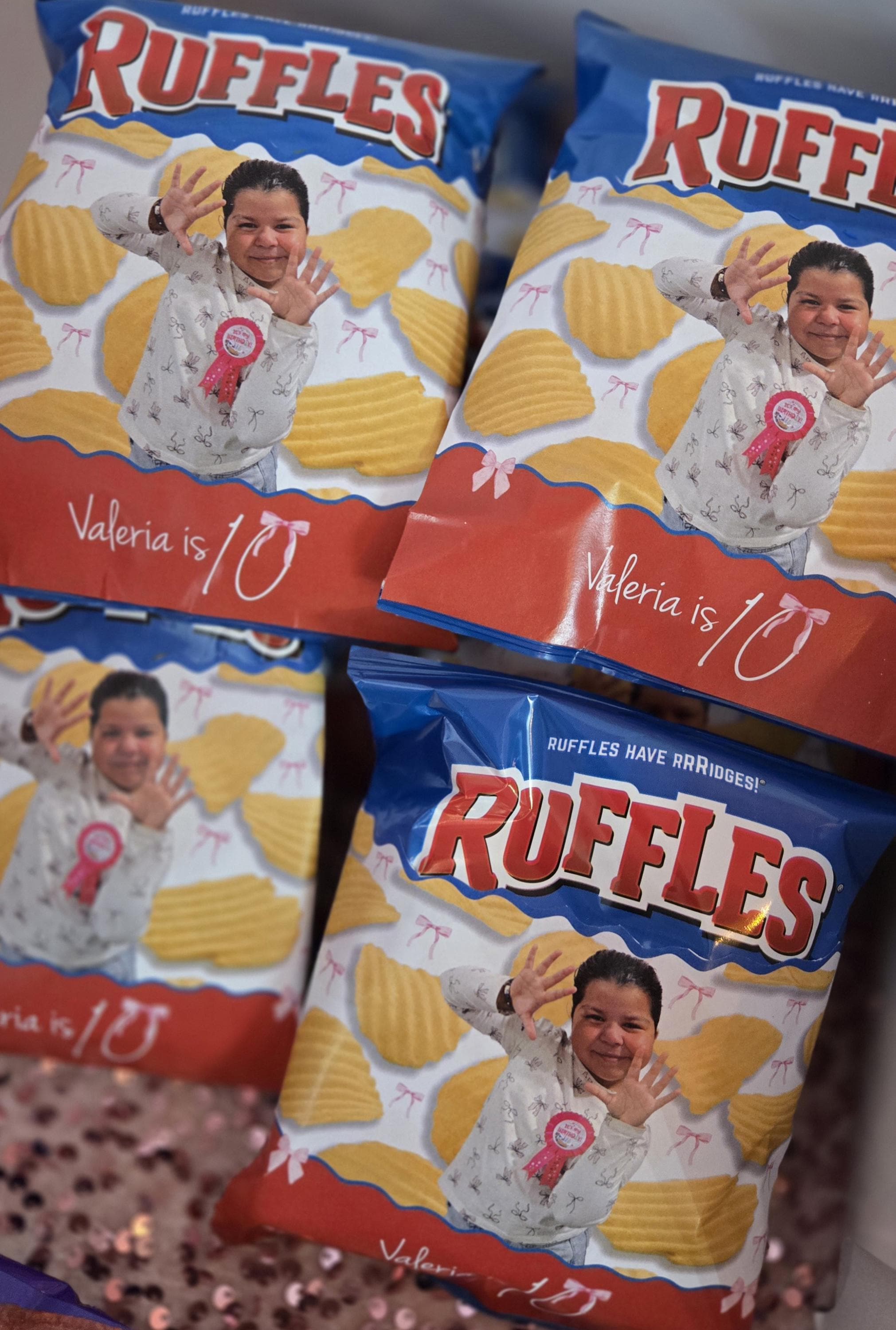 Custom Ruffle Chip Bags | Cheddar Flavor | With Your Favorite Artist ...