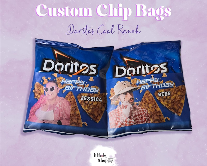 Custom Doritos Chip Bags: Personalized Party Favors With Photo - Nacho ...