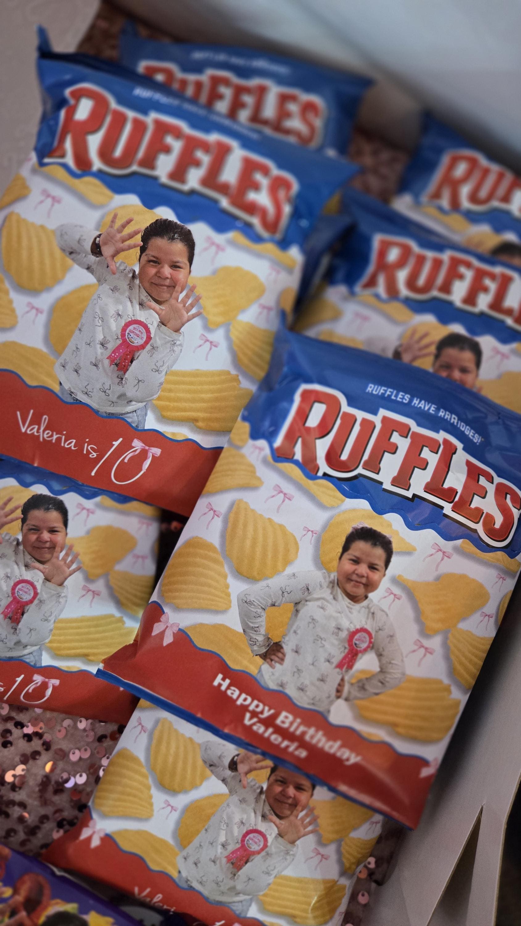 Custom Ruffle Chip Bags | Cheddar Flavor | With Your Favorite Artist ...