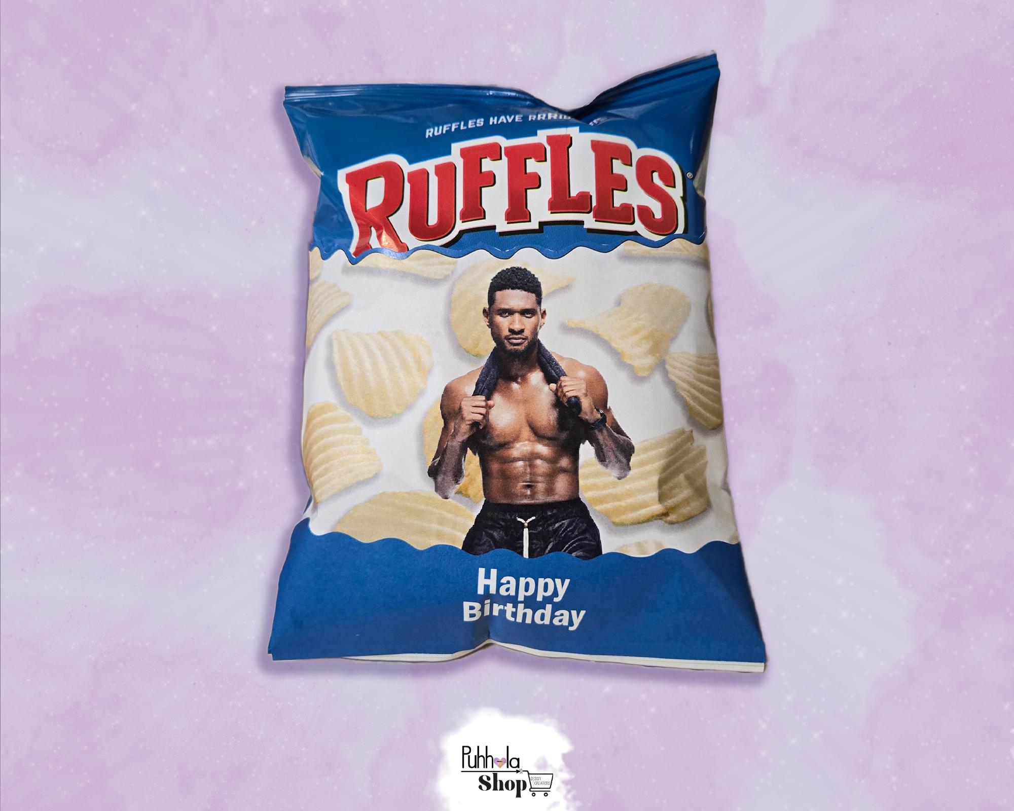Custom Ruffle Chip Bags | Cheddar Flavor | With Your Favorite Artist ...