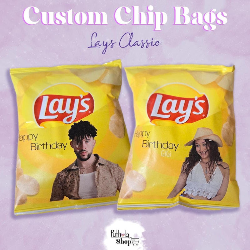 Custom Chip Bags - Etsy
