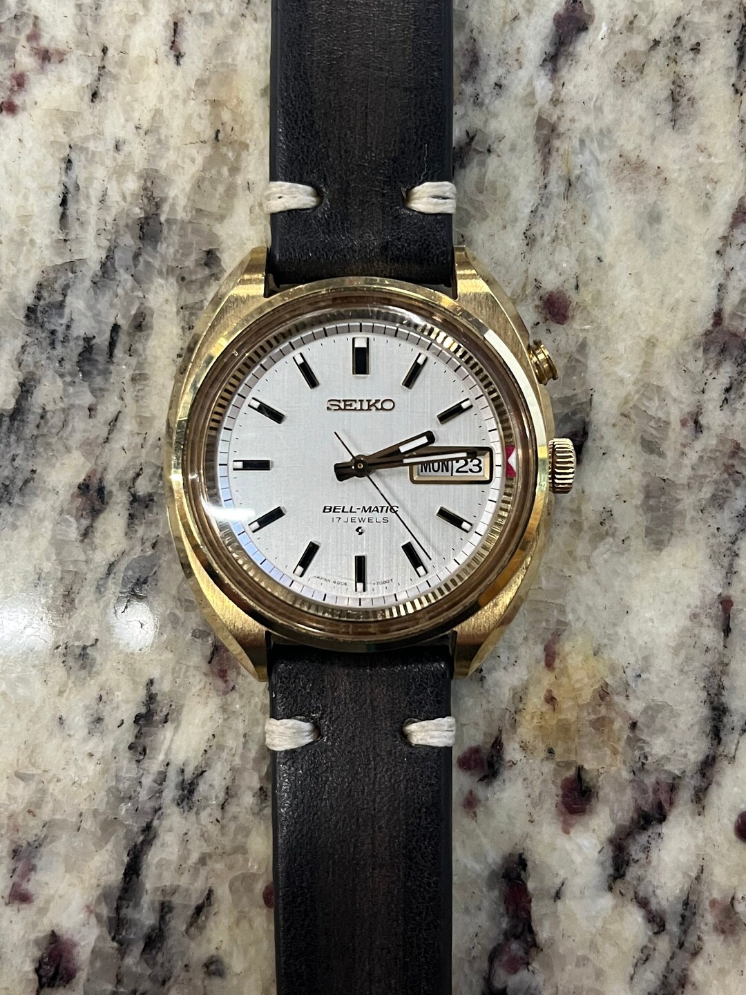 Seiko Herren Bell-Matic 4006-7080T Kürzlich gewartet AUSGEZEICHNETER ...