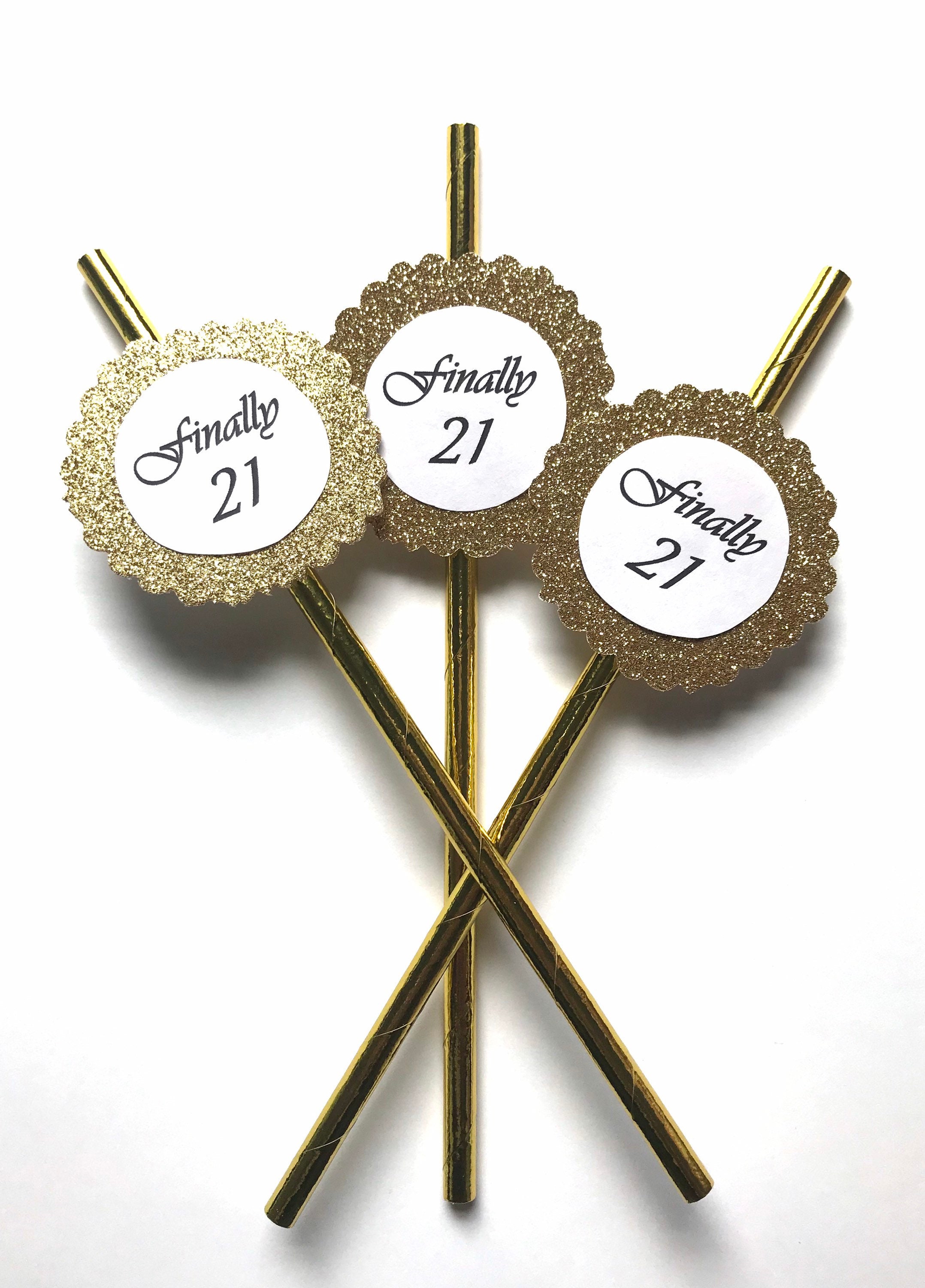 21st Birthday Party Decor - Finally 21 - 21st Birthday Decorations ...