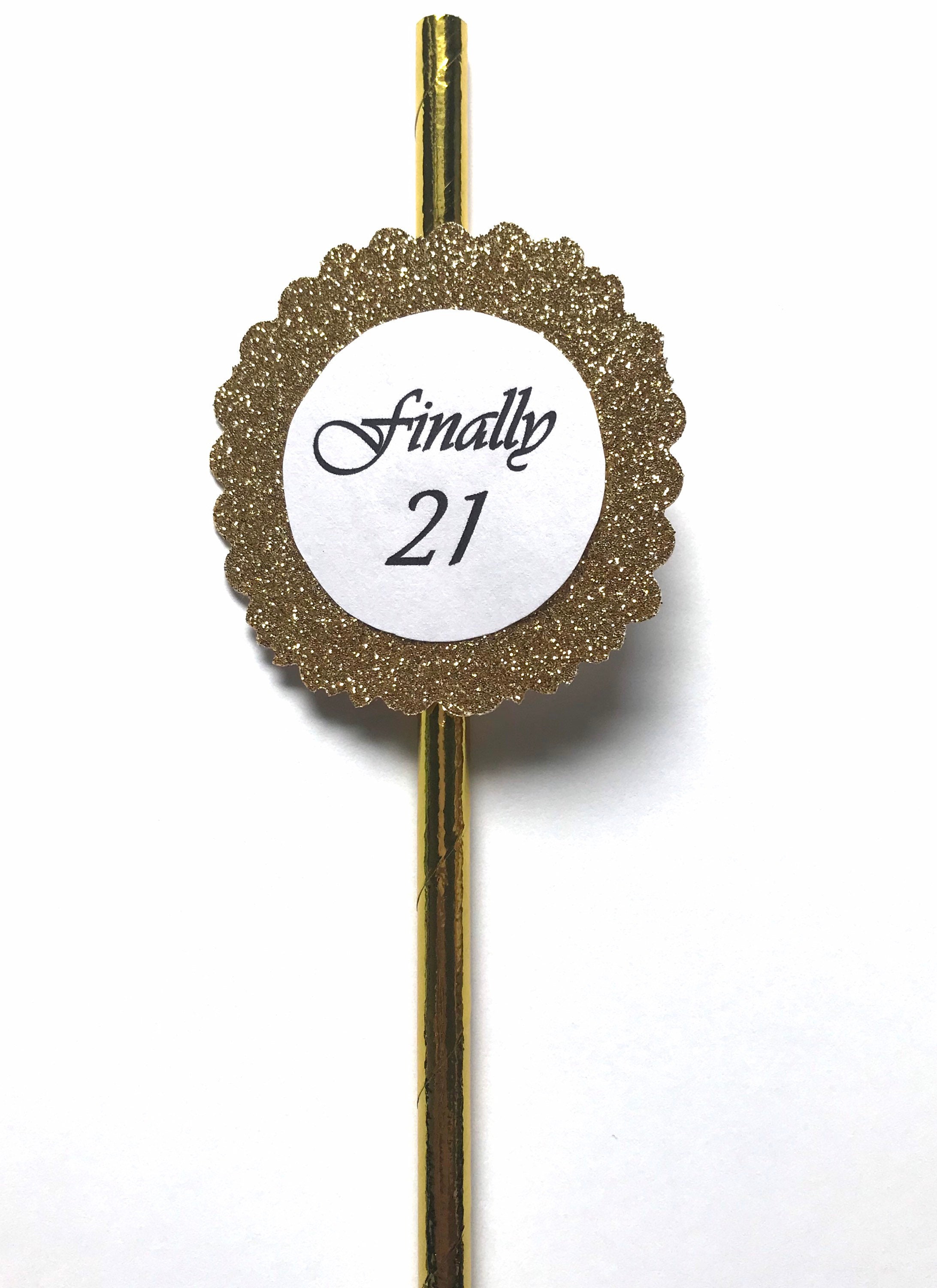 21st Birthday Party Decor - Finally 21 - 21st Birthday Decorations ...