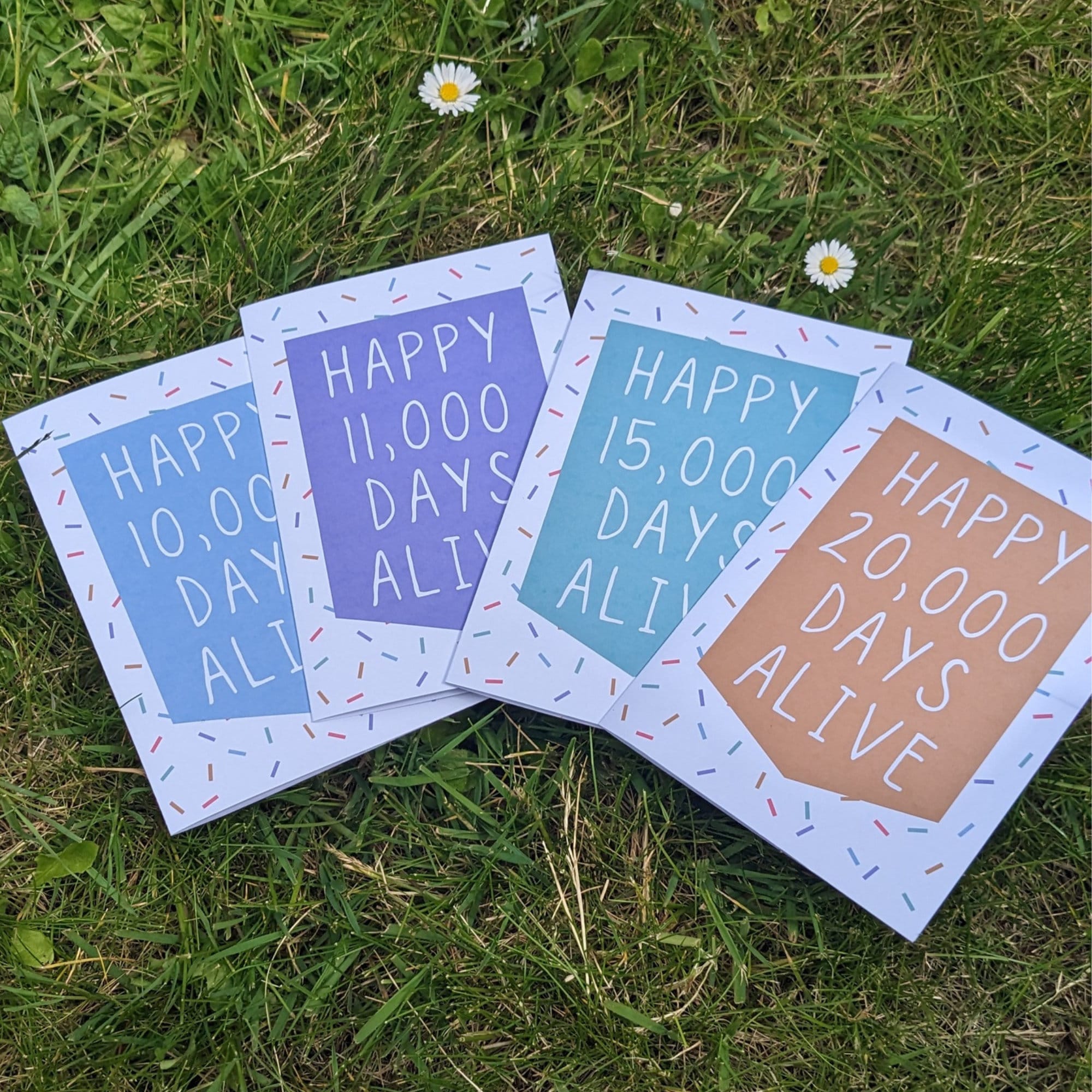 Happy 10000 Days Alive Birthday Card Milestone Card - Etsy