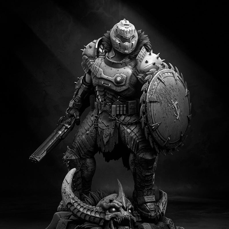 Doom Dark Ages Model - Etsy