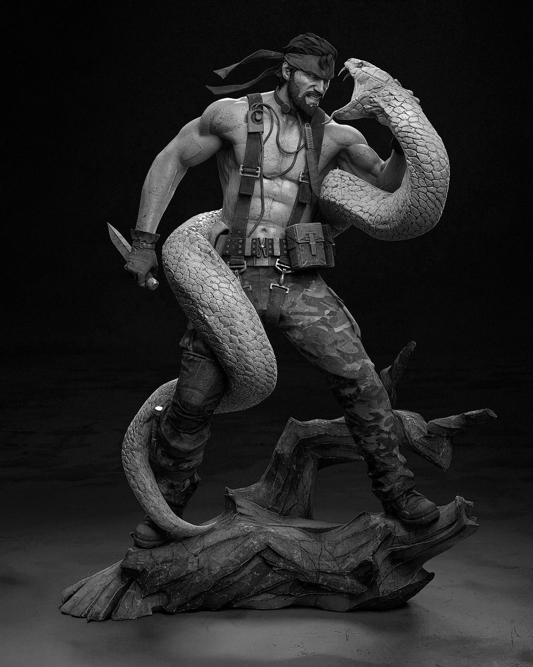 Big Boss Snake Resin Model - Etsy