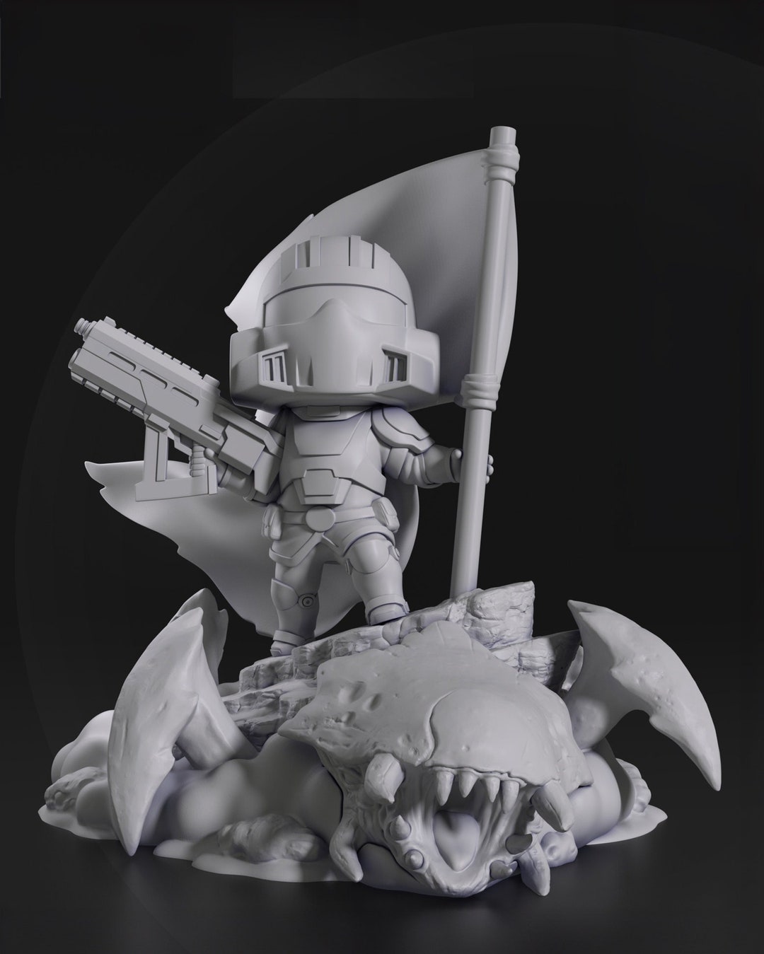 Helldiver Chibi | Helldivers 2 - Etsy