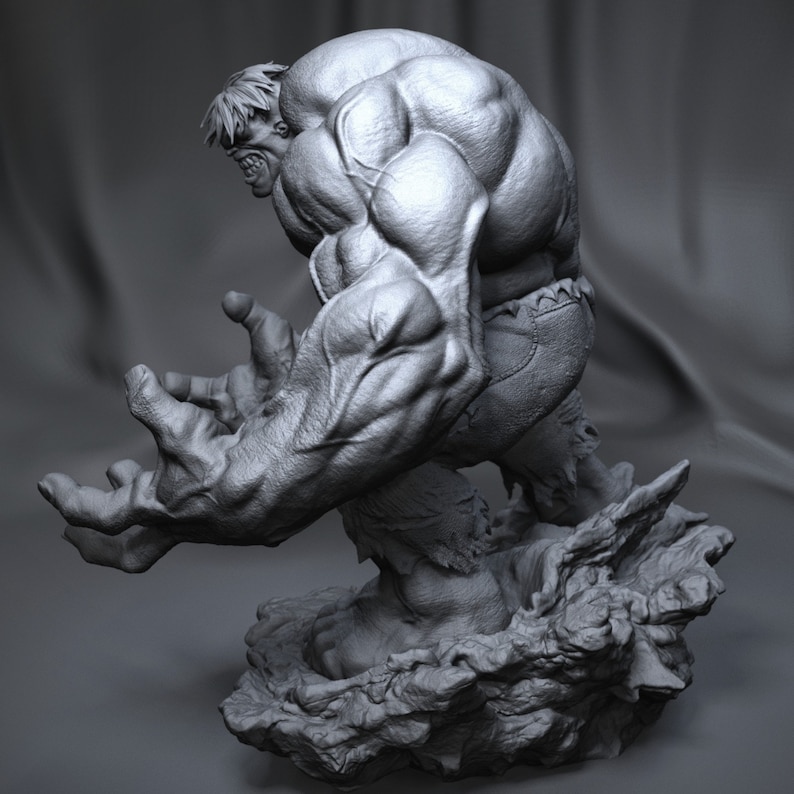 The Hulk Resin Model - Etsy