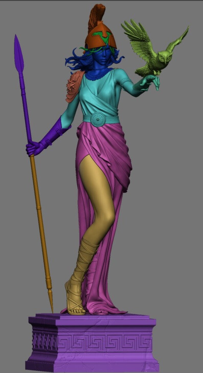 Athena Goddess Resin Model - Etsy