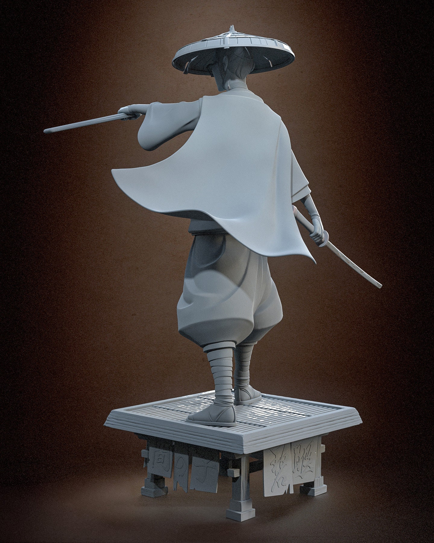 Mizu - Blue Eye Samurai Resin Model - Etsy