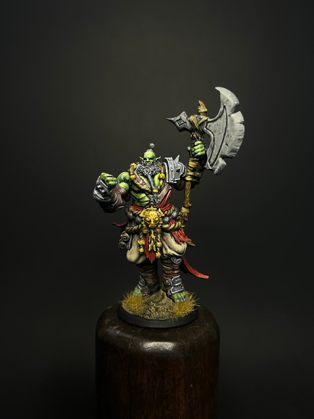 Orc / Warrior / Chief / Miniature / Dungeons and Dragons / Dnd / Figure ...