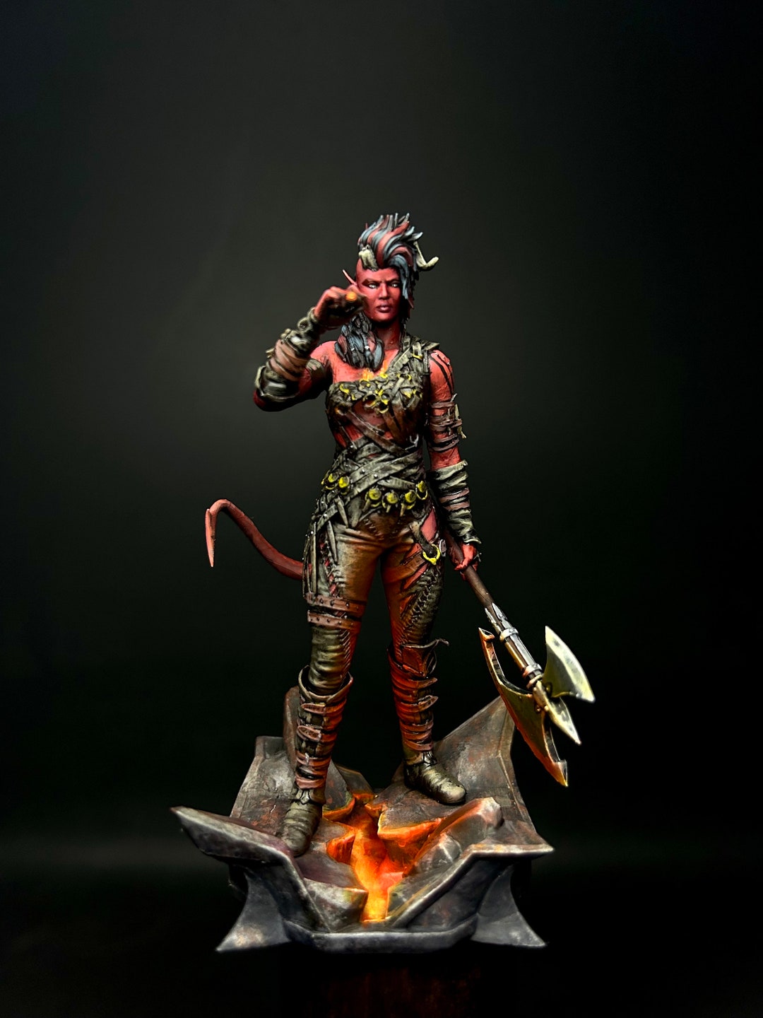 Baldurs Gate Karlach Display Figure - Etsy