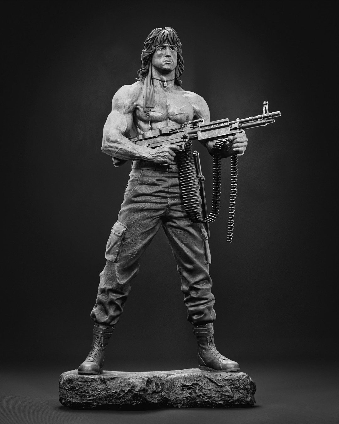 Rambo Resin Model - Etsy