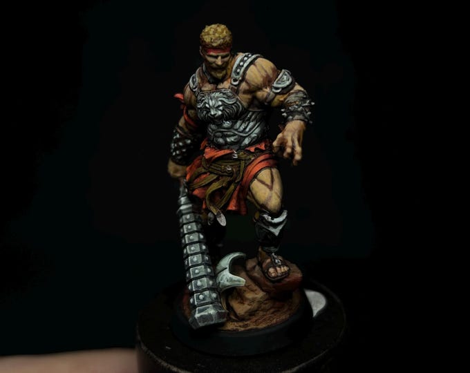 Barbarian / Fighter / Goliath / Miniature / Dungeons and Dragons / Dnd ...