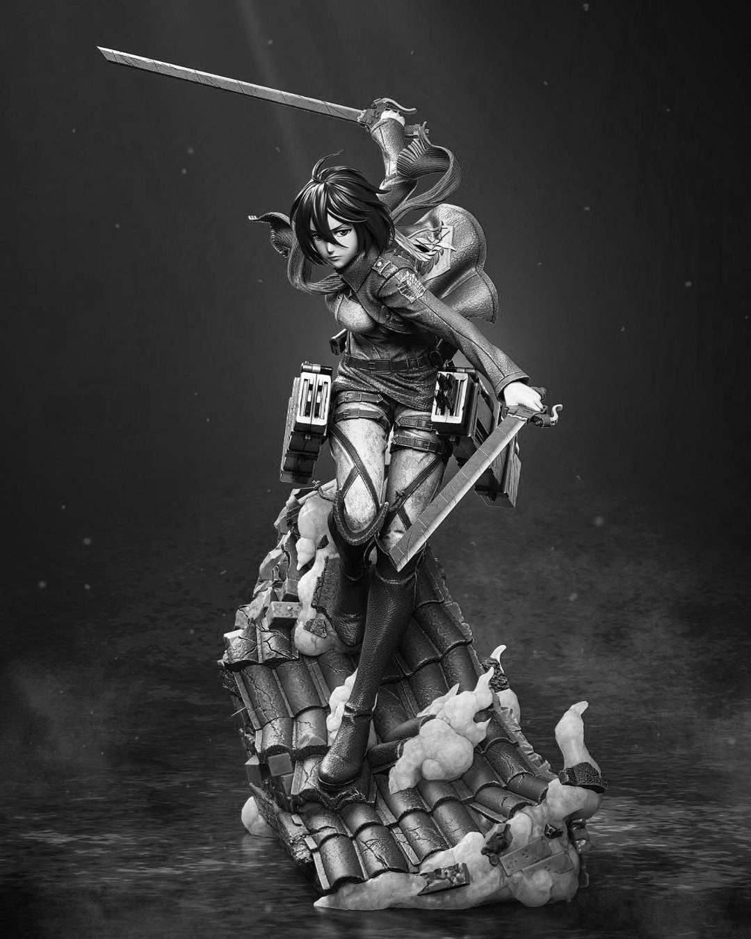 Mikasa Aot Resin Model - Etsy