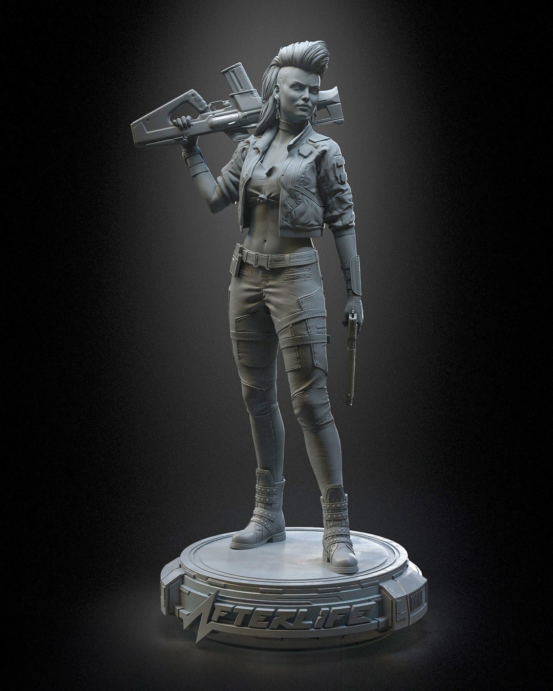 Rogue Cyberpunk 2077 Resin Model - Etsy